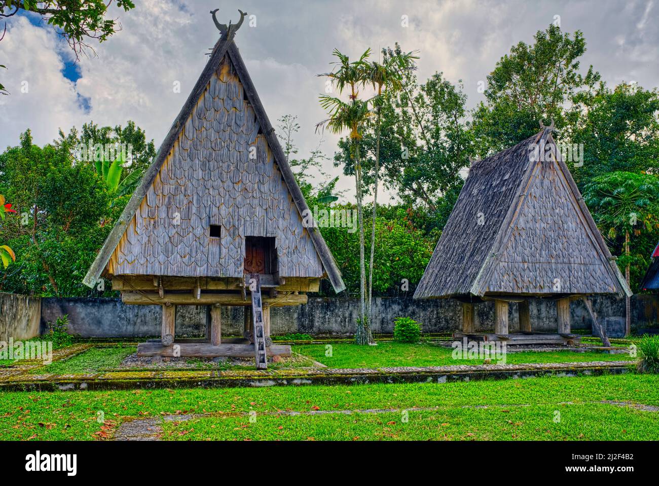Rumah Tambi is a traditional house from Tampo Lore, Poso Regency ...