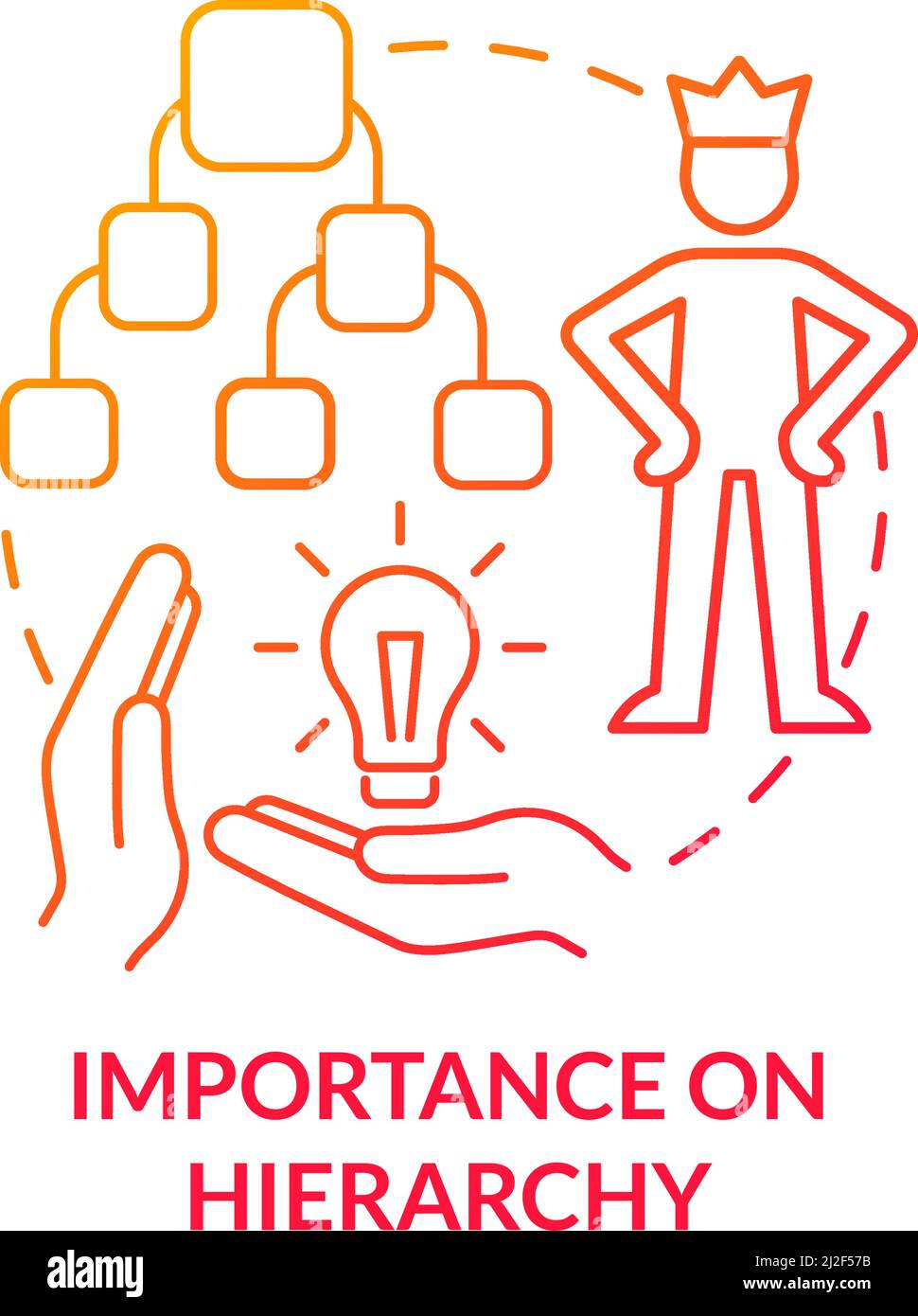 Hierarchy power management leadership Stock Vector Images - Alamy