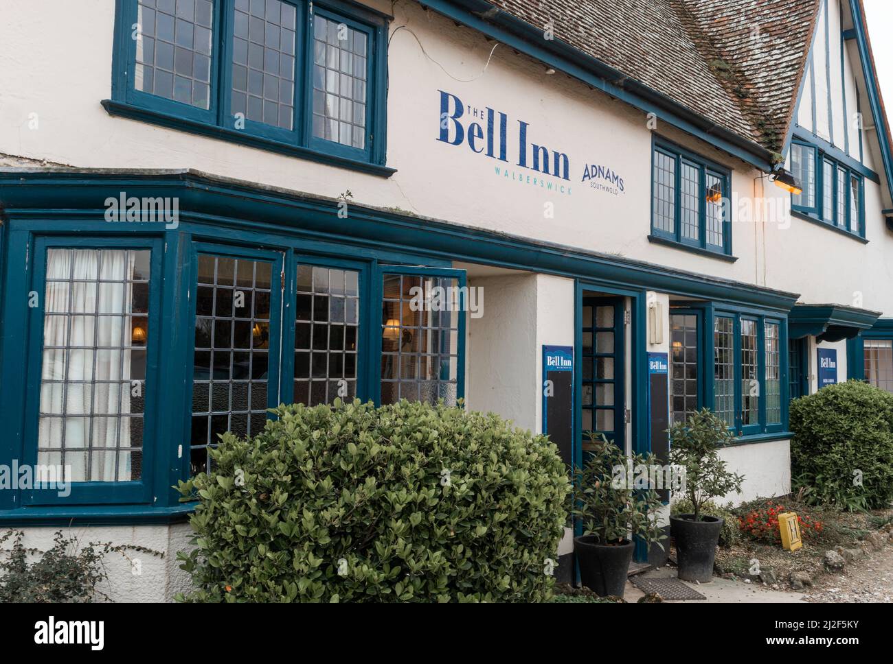 The Bell Inn, Ferry Road, Walberswick, Suffolk Stock Photo - Alamy