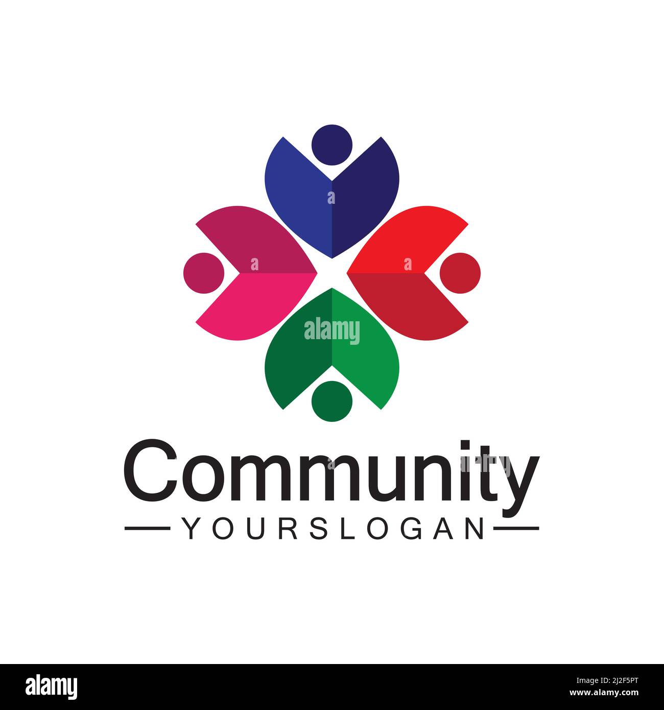 Community Logo Design Template for Teams or Groups.network and social ...