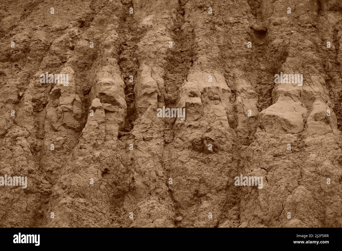 Deep erosion gullies hi-res stock photography and images - Alamy