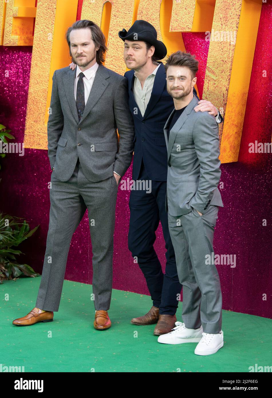London, UK. Adam Nee, Daniel Radcliffe and Aaron Nee at UK Special ...