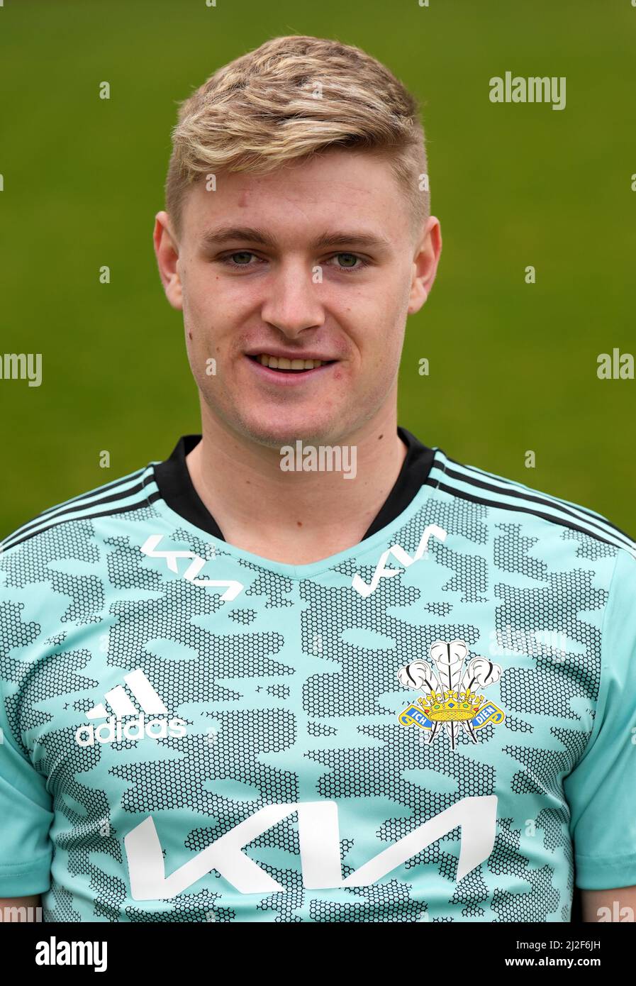 Surrey's Ben Geddes during a photocall at the Kia Oval, London. Picture ...