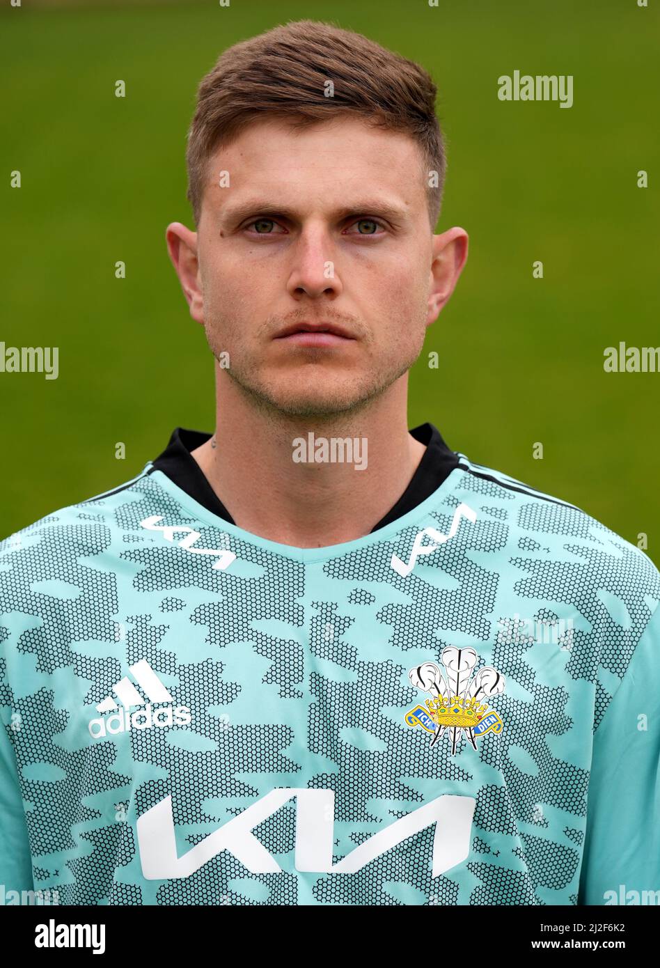 Surrey's Conor McKerr during a photocall at the Kia Oval, London ...