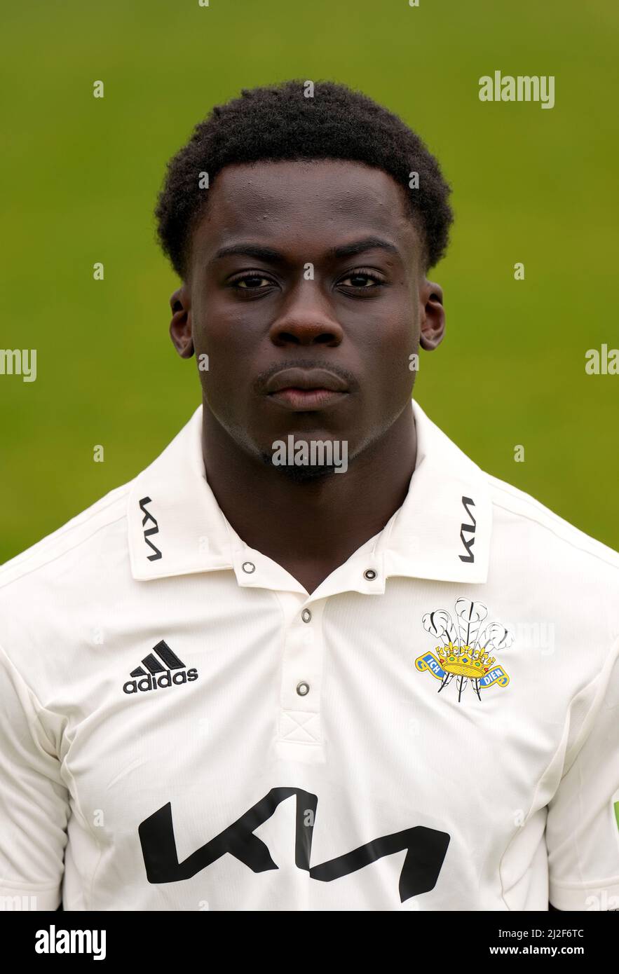 Surrey's Nathan Barnwell during a photocall at the Kia Oval, London ...