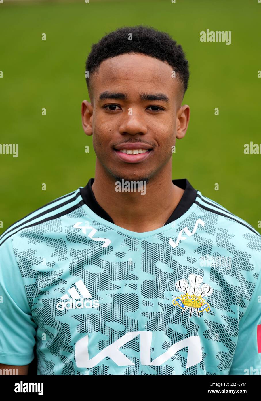 Surrey's Nico Reifer during a photocall at the Kia Oval, London ...
