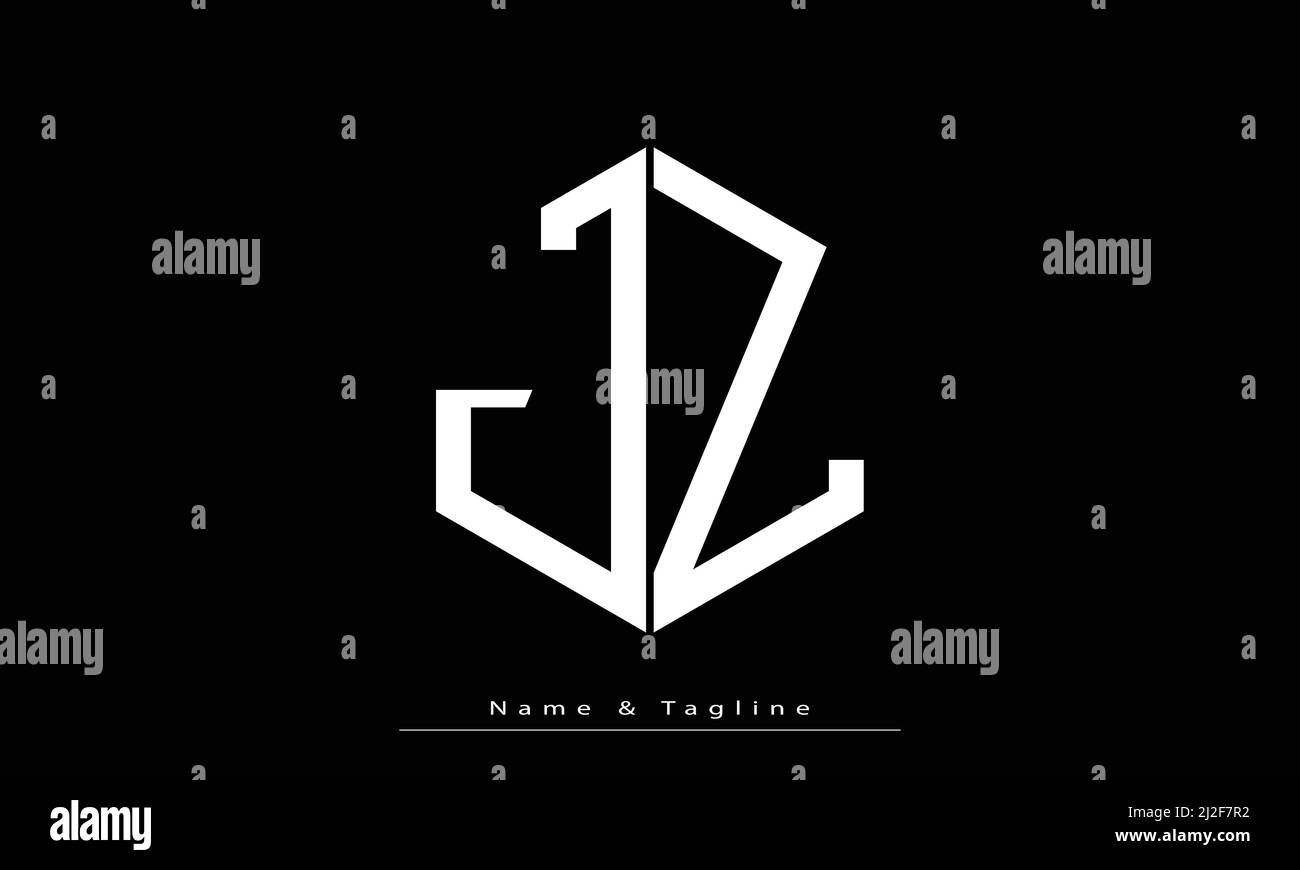 Alphabet letters Initials Monogram logo JZ , ZJ Stock Vector Image ...