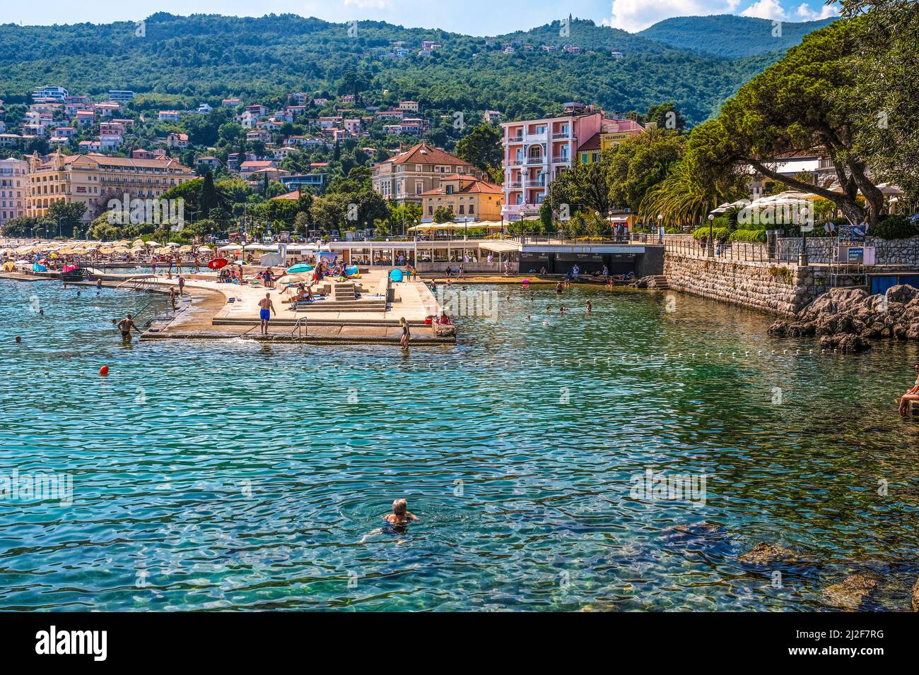 Republika Hrvatska, Croazia, Istria, Abbazia, Opatija Stock Photo - Alamy