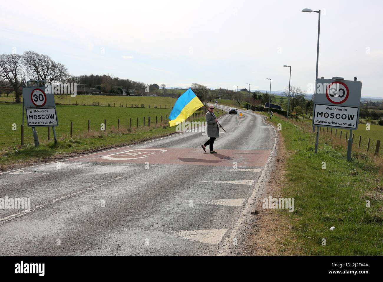 Ukrainian and scottish flag hi-res stock photography and images - Alamy