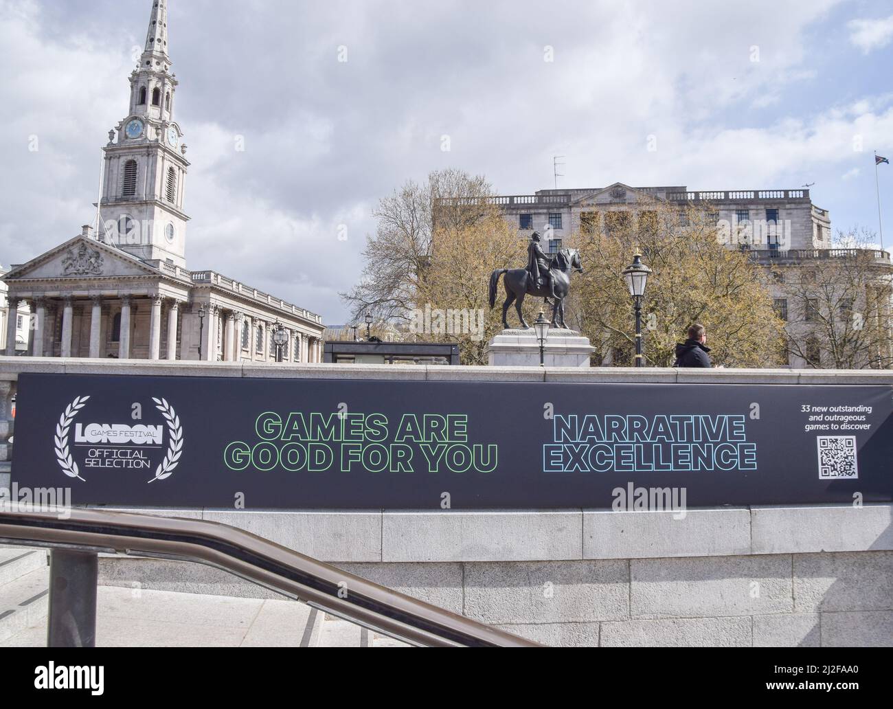 London, UK. 1st Apr, 2022. A special free exhibition was set up in ...