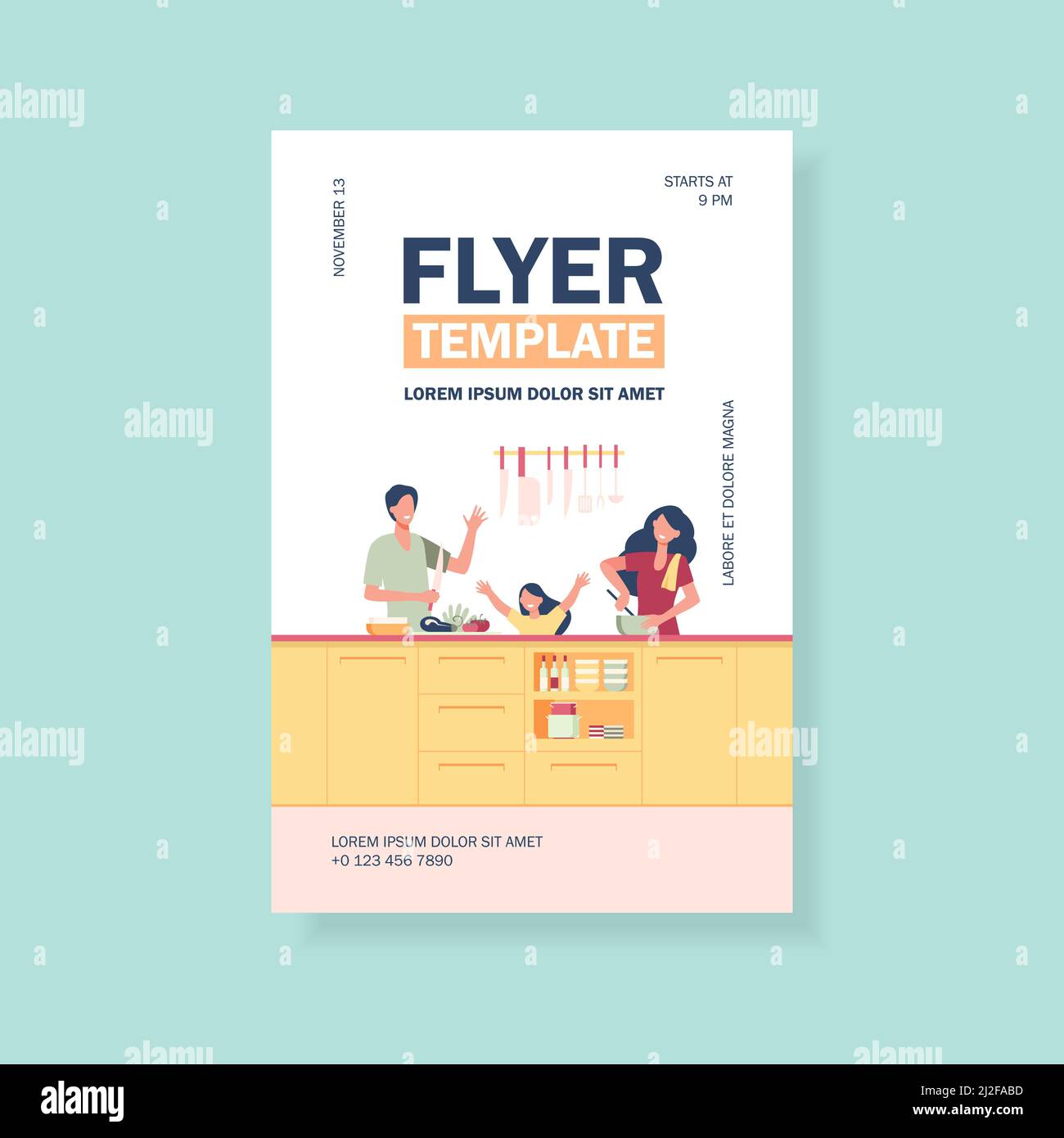 Woman preparing food child Stock Vector Images - Alamy