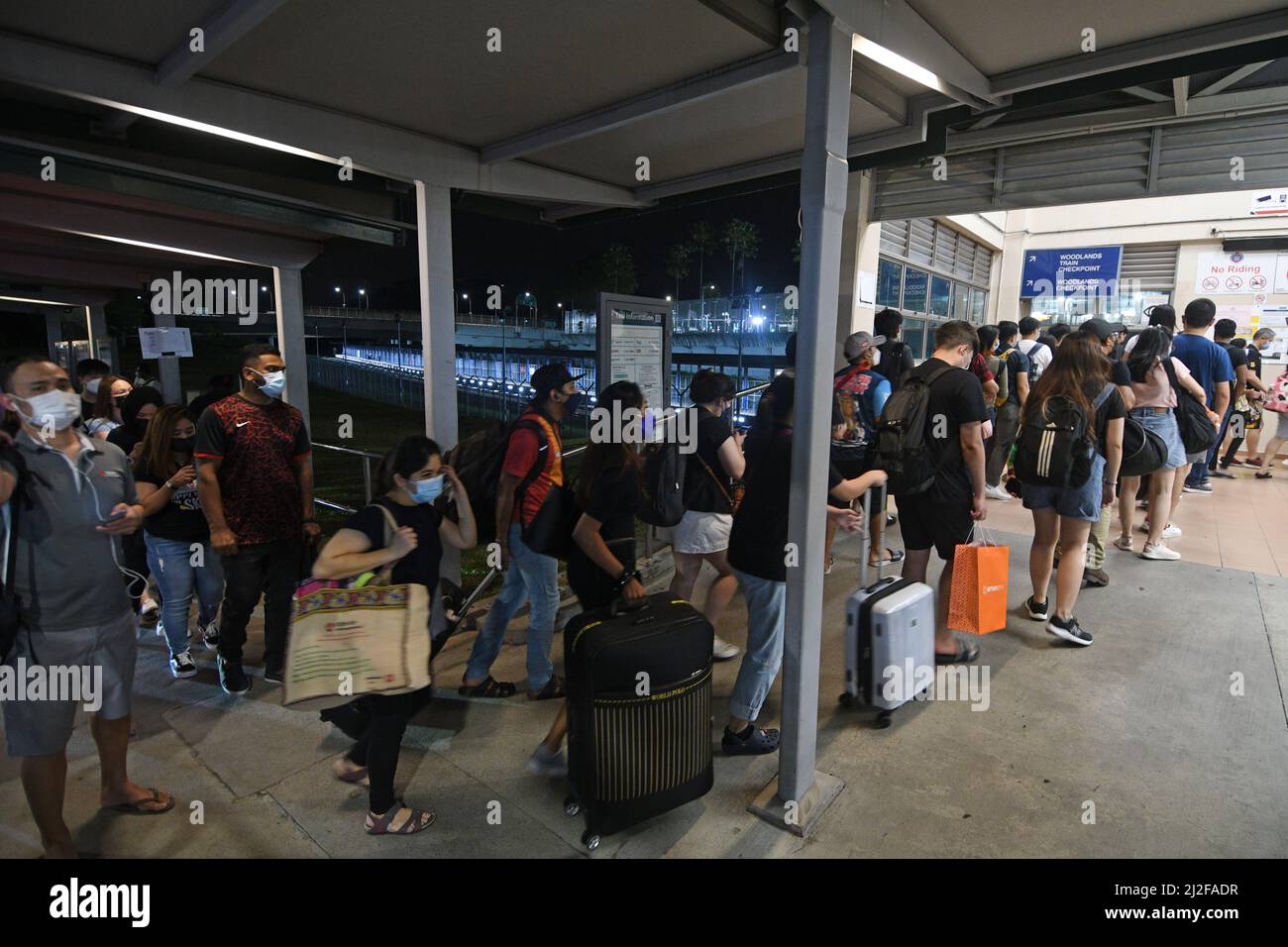 Woodlands checkpoint hi-res stock photography and images - Alamy