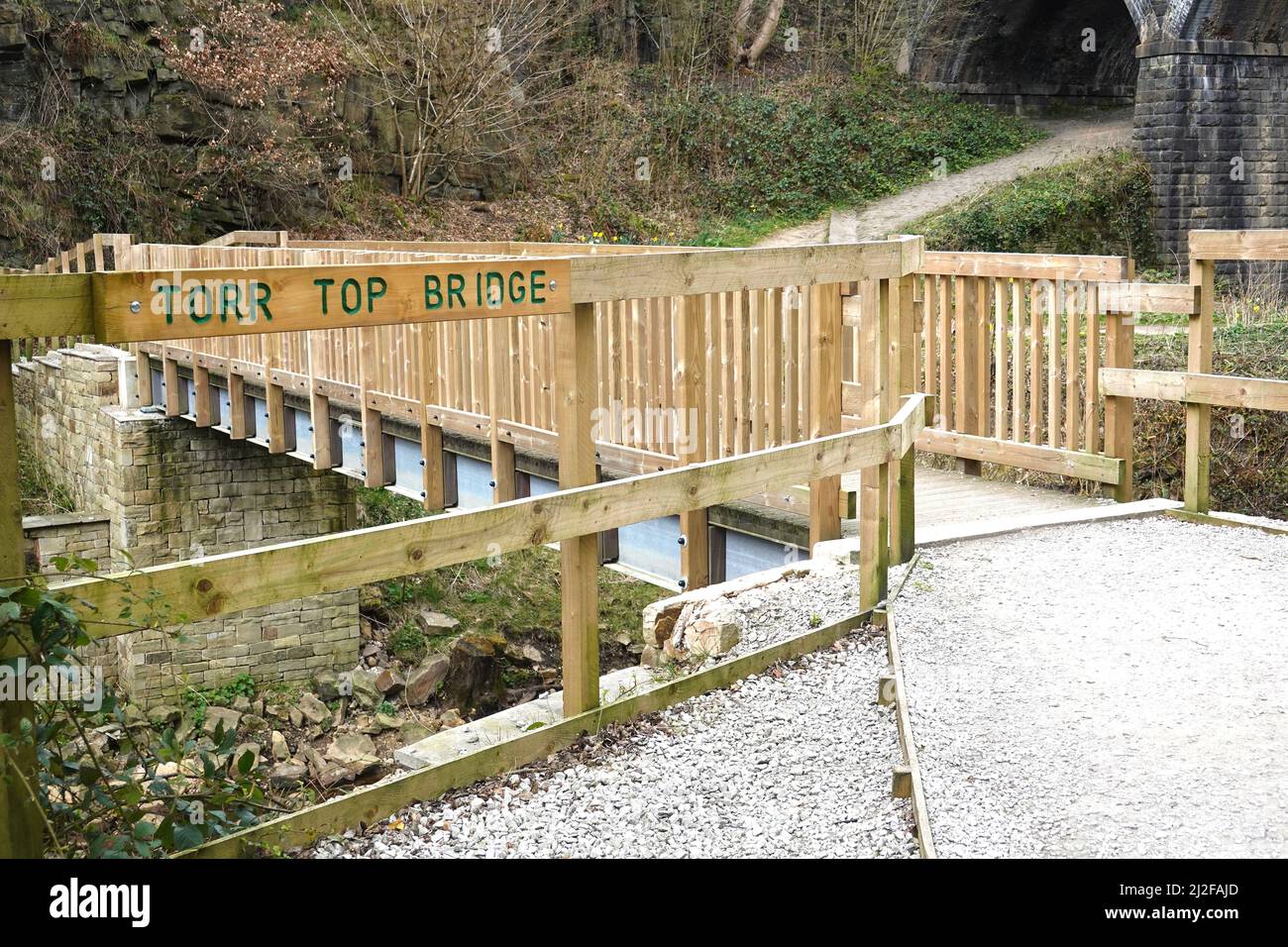 Top Tor Bridge, New Mills, Derbyshire Stock Photo - Alamy
