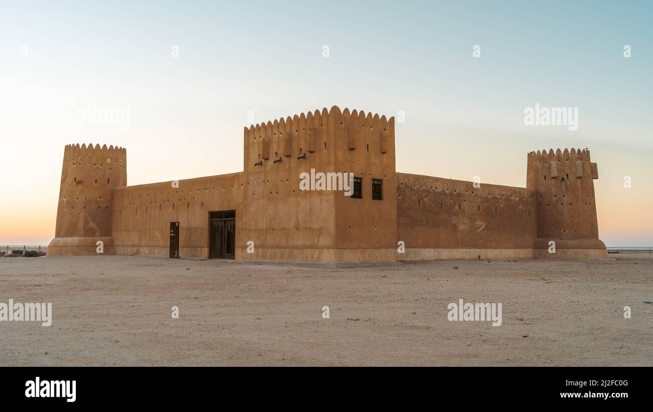 Zubara fort hi-res stock photography and images - Alamy