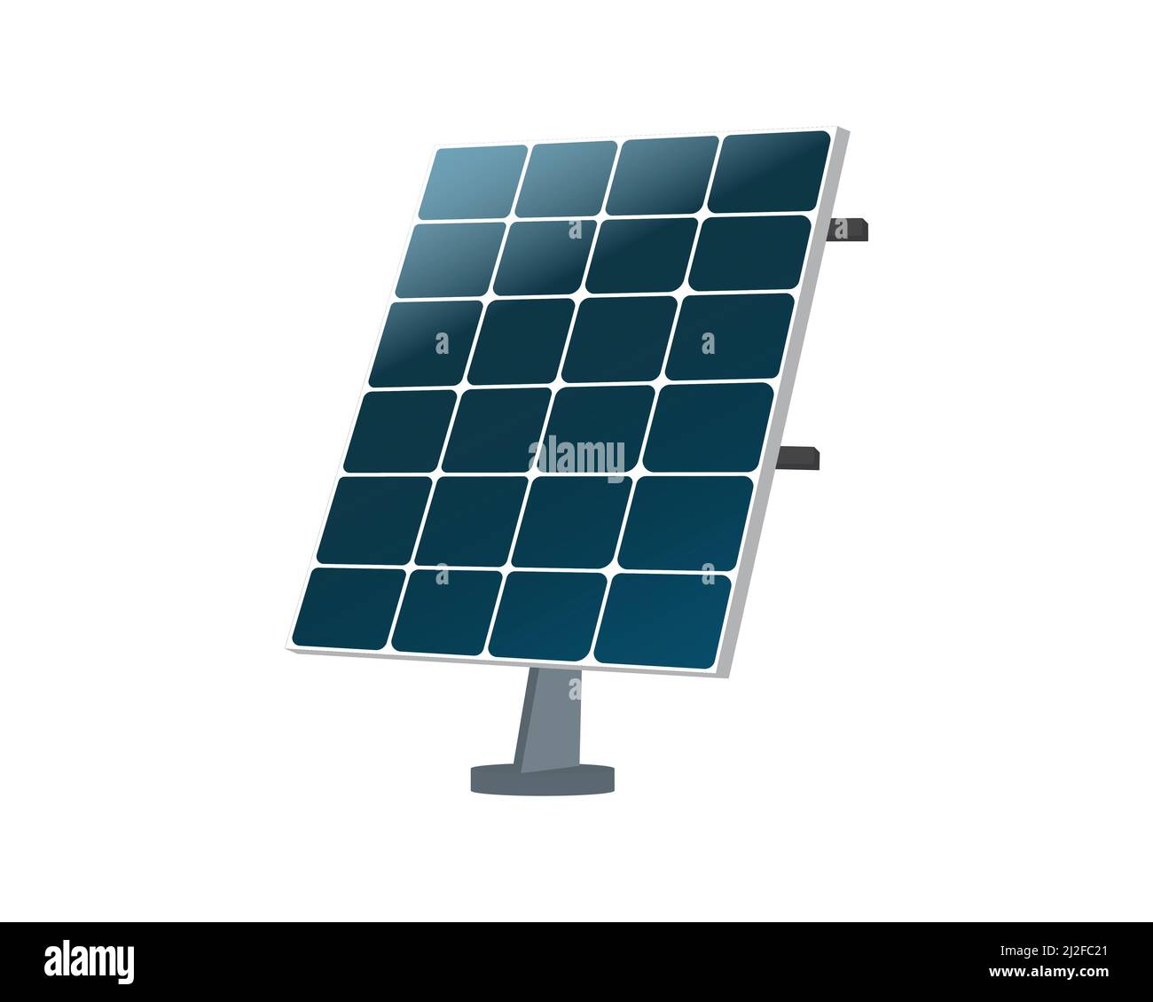 Detailed Solar Ray Panel Illustration Vector Stock Vector Image & Art ...