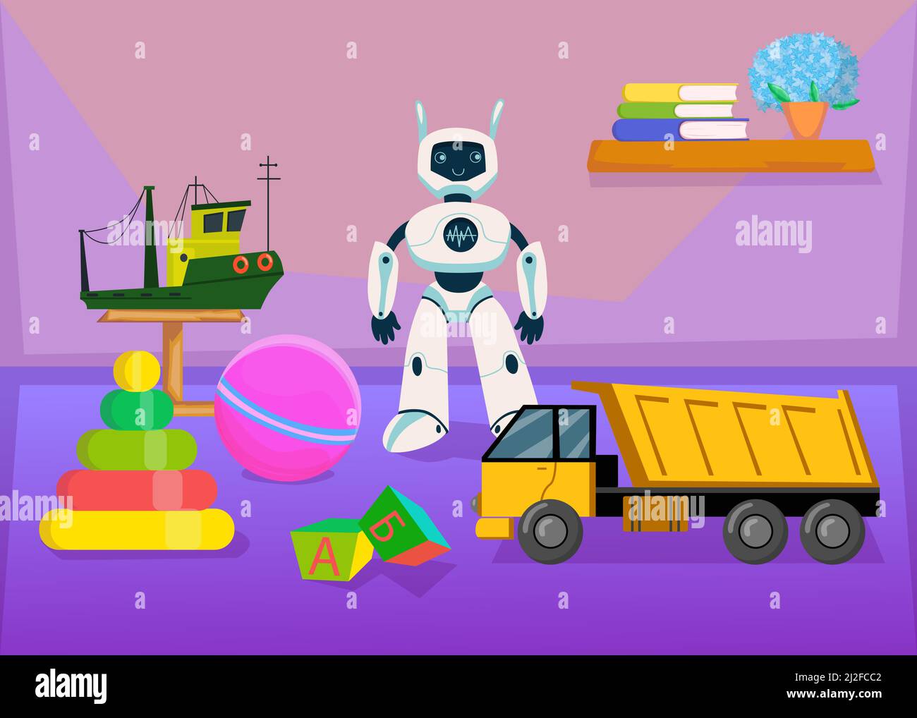 Plastic block toy in Stock Vector Images - Alamy