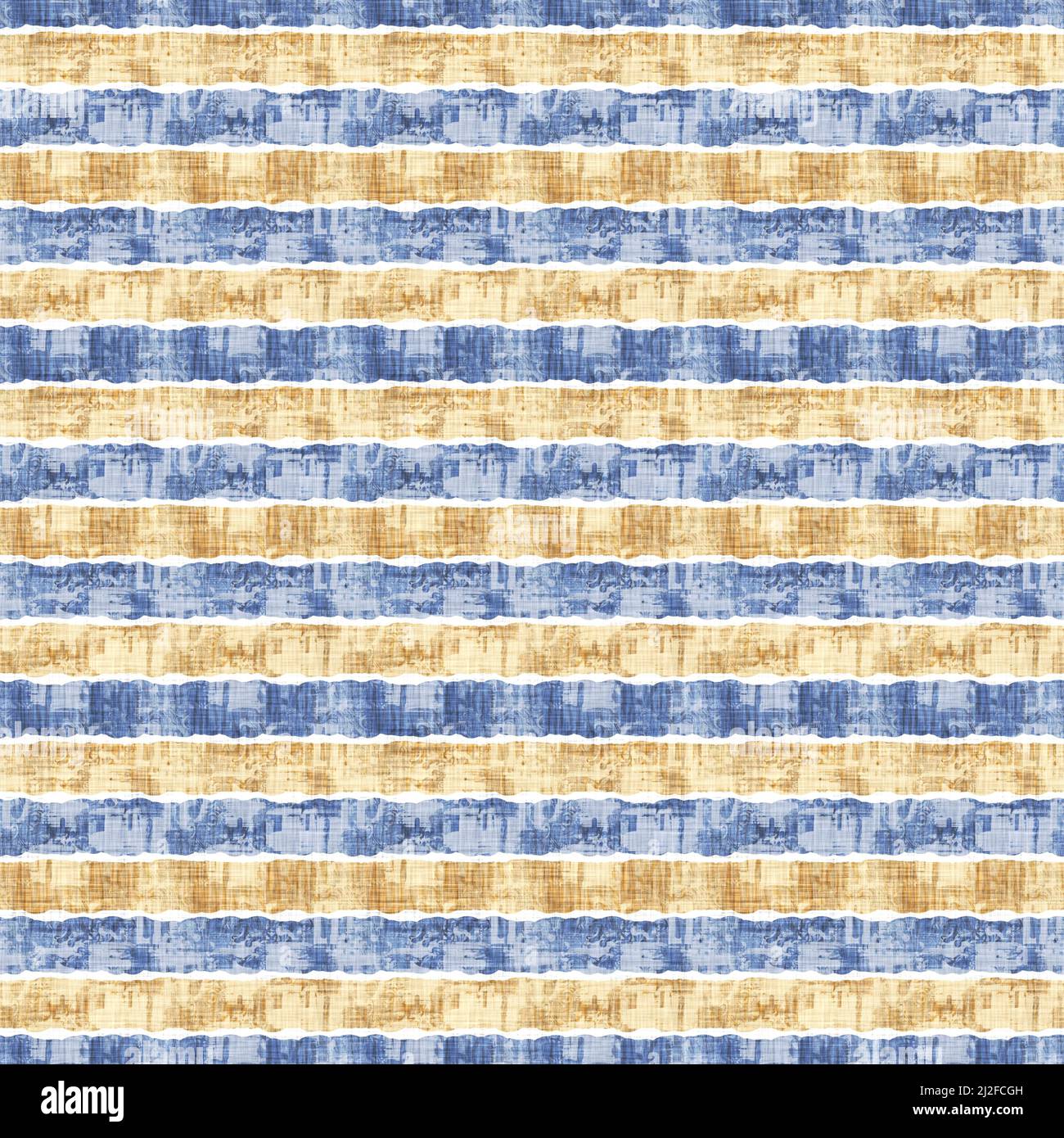 Seamless French country kitchen stripe fabric pattern print. Blue ...