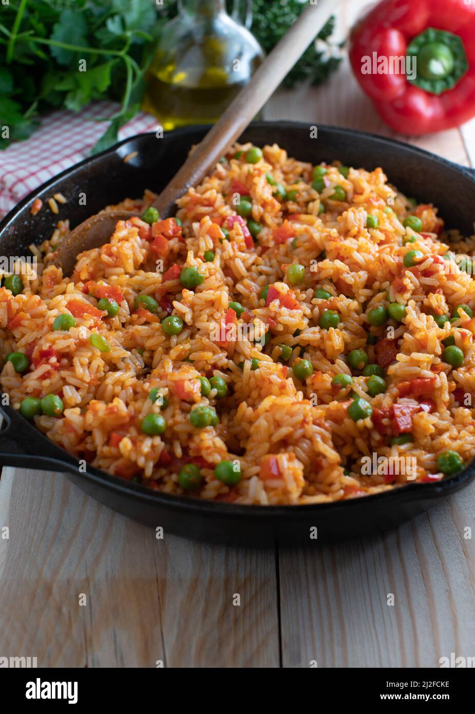 Djuvec rice, traditional serbian dish Stock Photo - Alamy