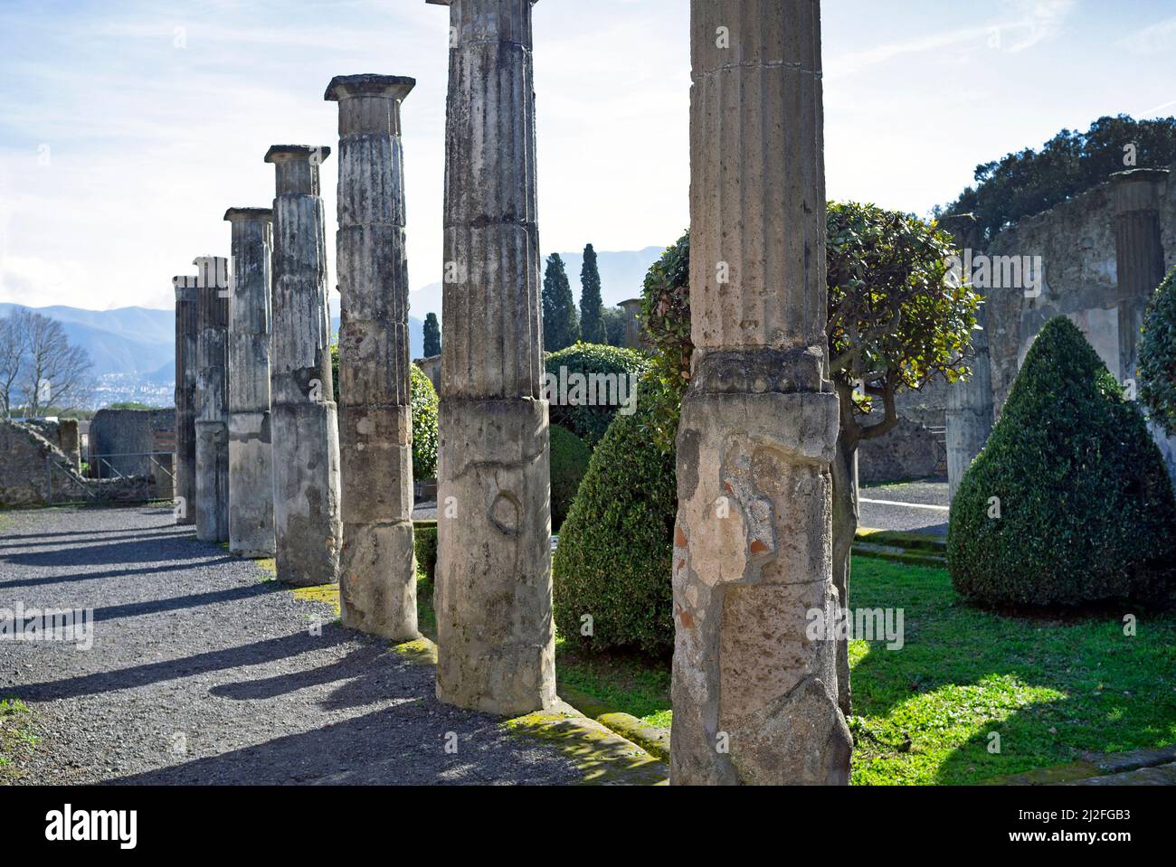 The ancient Roman city of Pompeii in southern Italy Stock Photo - Alamy