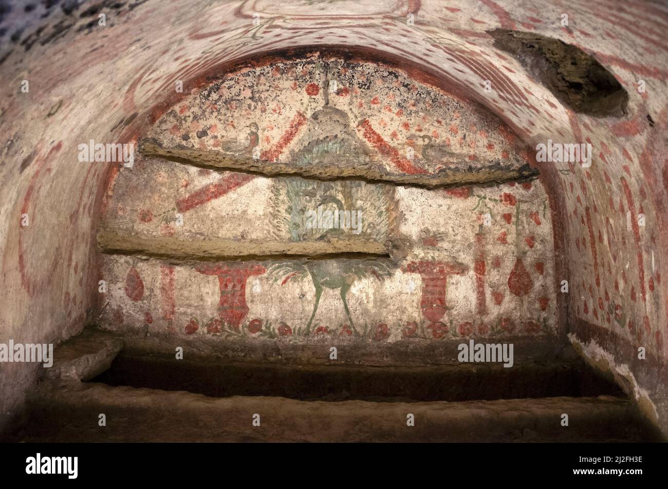 The catacombs of San Gennaro in Naples Stock Photo - Alamy