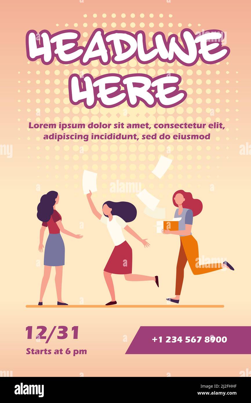 Political campaign leaflet Stock Vector Images - Alamy