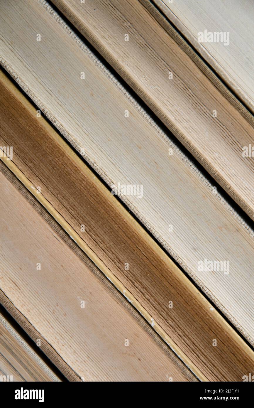 Side view composition with books Stock Photo - Alamy