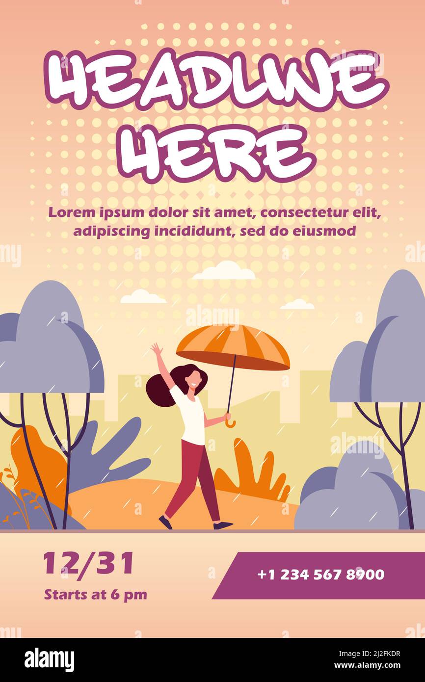 Stormy autumn weather in Stock Vector Images - Alamy