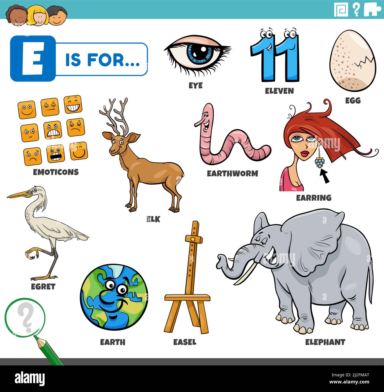 Elephant and egret Stock Vector Images - Alamy