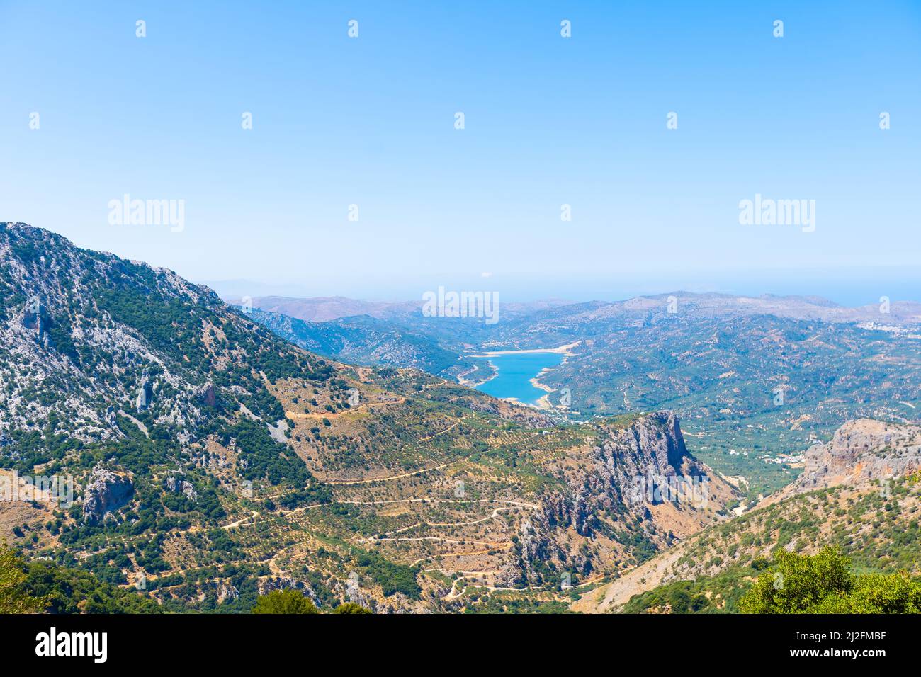landscape of crete, top view, Crete island in Greece Stock Photo - Alamy