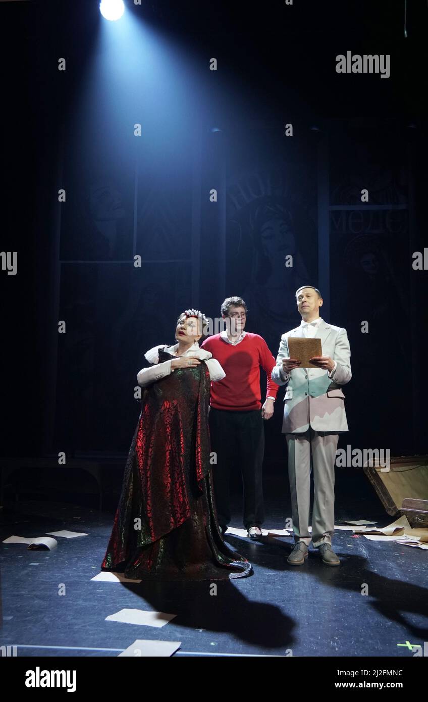 March 25, 2022. - Russia, Moscow. - The Vakhtangov Theatre. 'Master Class' production staged by ...