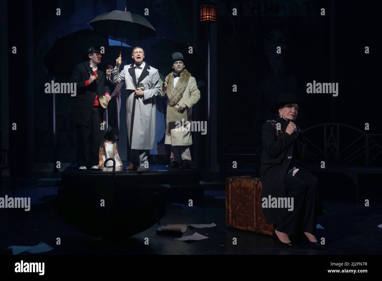 March 25, 2022. - Russia, Moscow. - The Vakhtangov Theatre. 'Master Class' production staged by ...