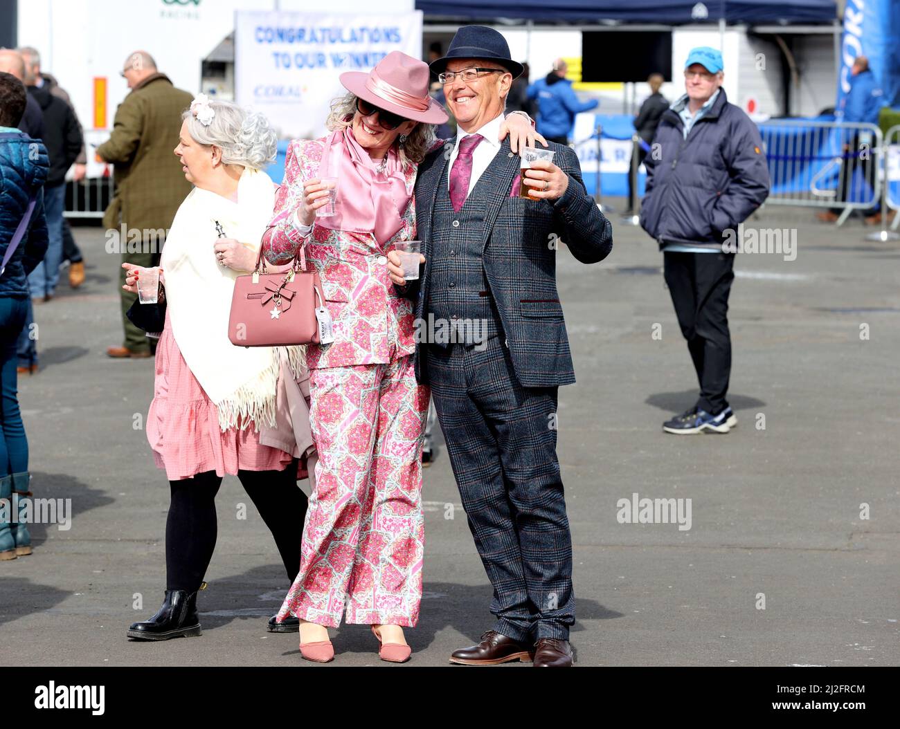 Ladies day coral scottish grand national ayr racecourse hi-res stock ...