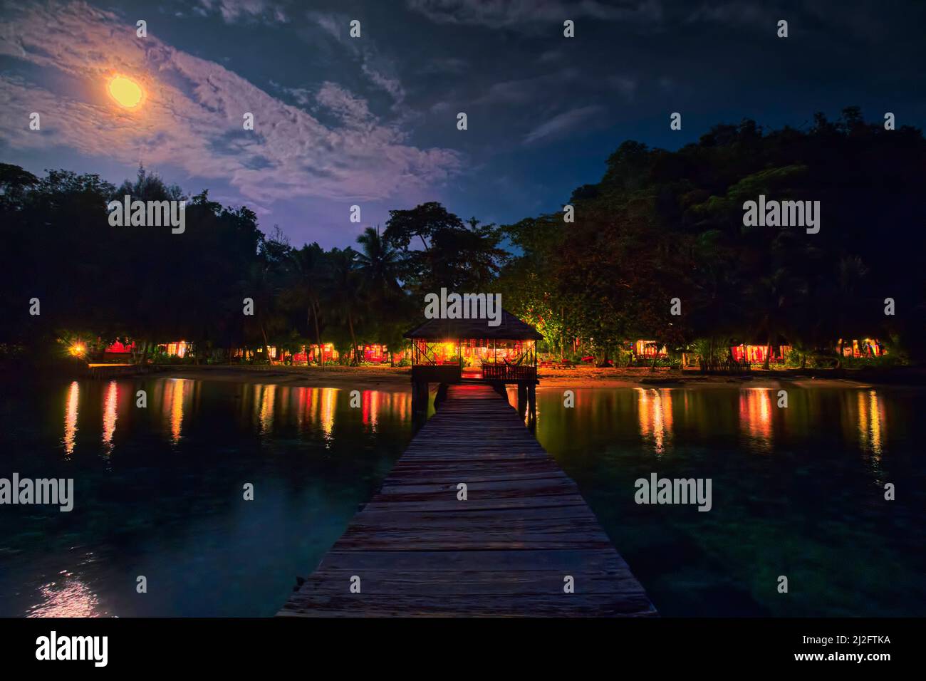 Kadidiri Paradise Resort and Dive Center lies directly on a white sand ...
