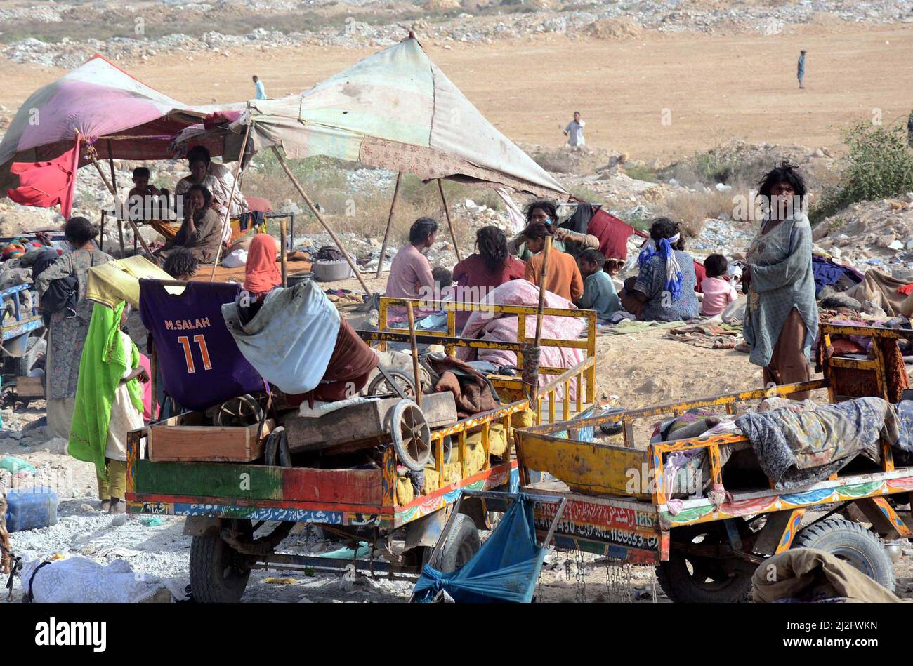 A large numbers of professional baggers arrived Karachi as they are ...