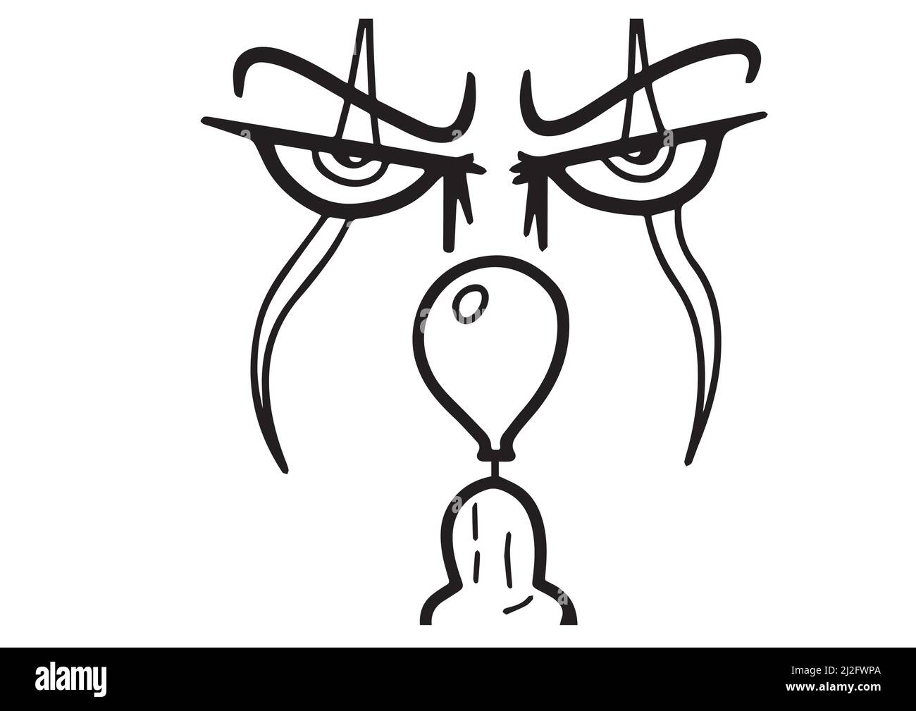 Monster look Cut Out Stock Images & Pictures - Alamy