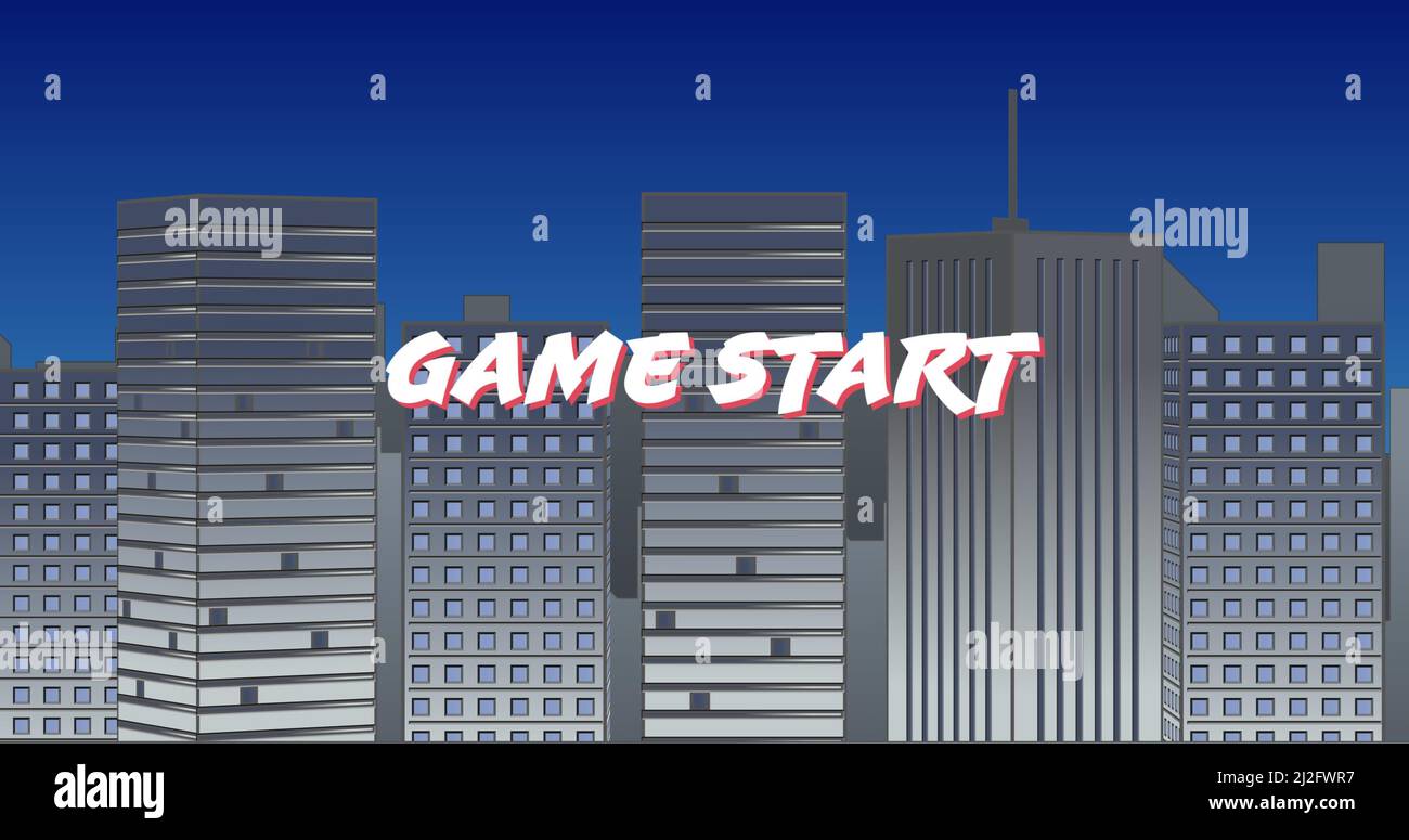 Game Start Sign Stock Photo - Alamy