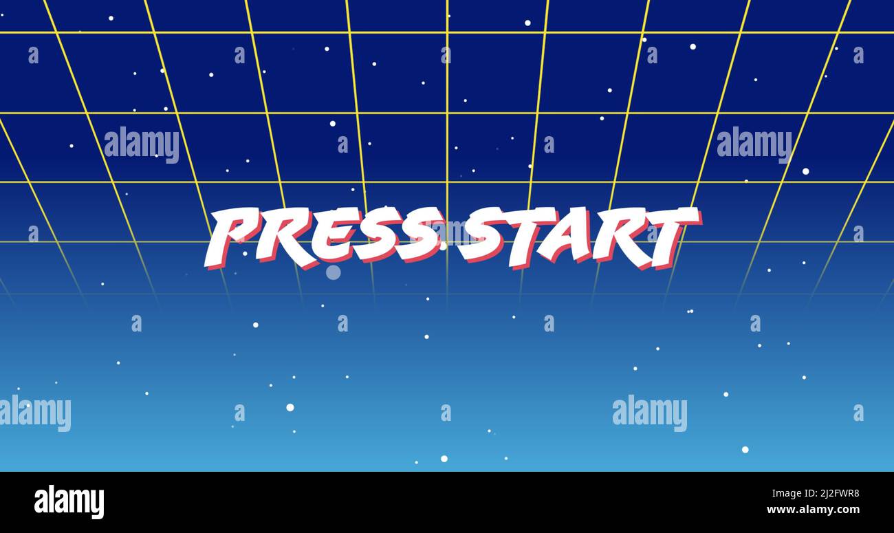 Press Start sign Stock Photo - Alamy