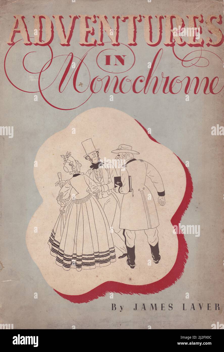 'Adventures in Monochrome' book by James Laver Stock Photo - Alamy