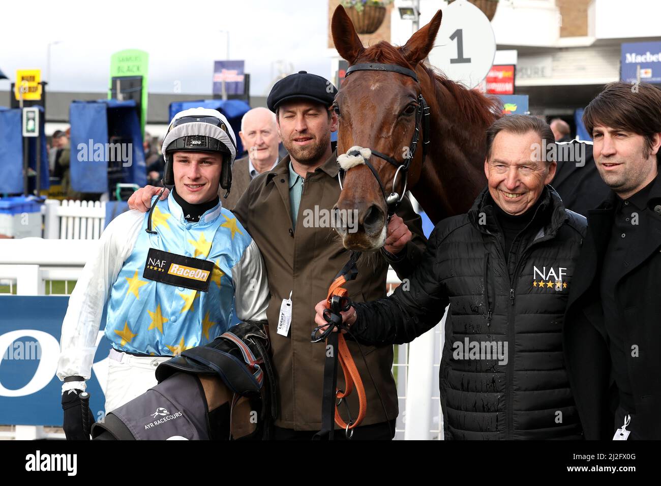 Jack tudor celebrates hi-res stock photography and images - Alamy