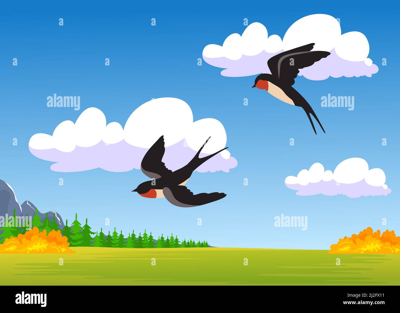 Flying flat worm Stock Vector Images - Alamy