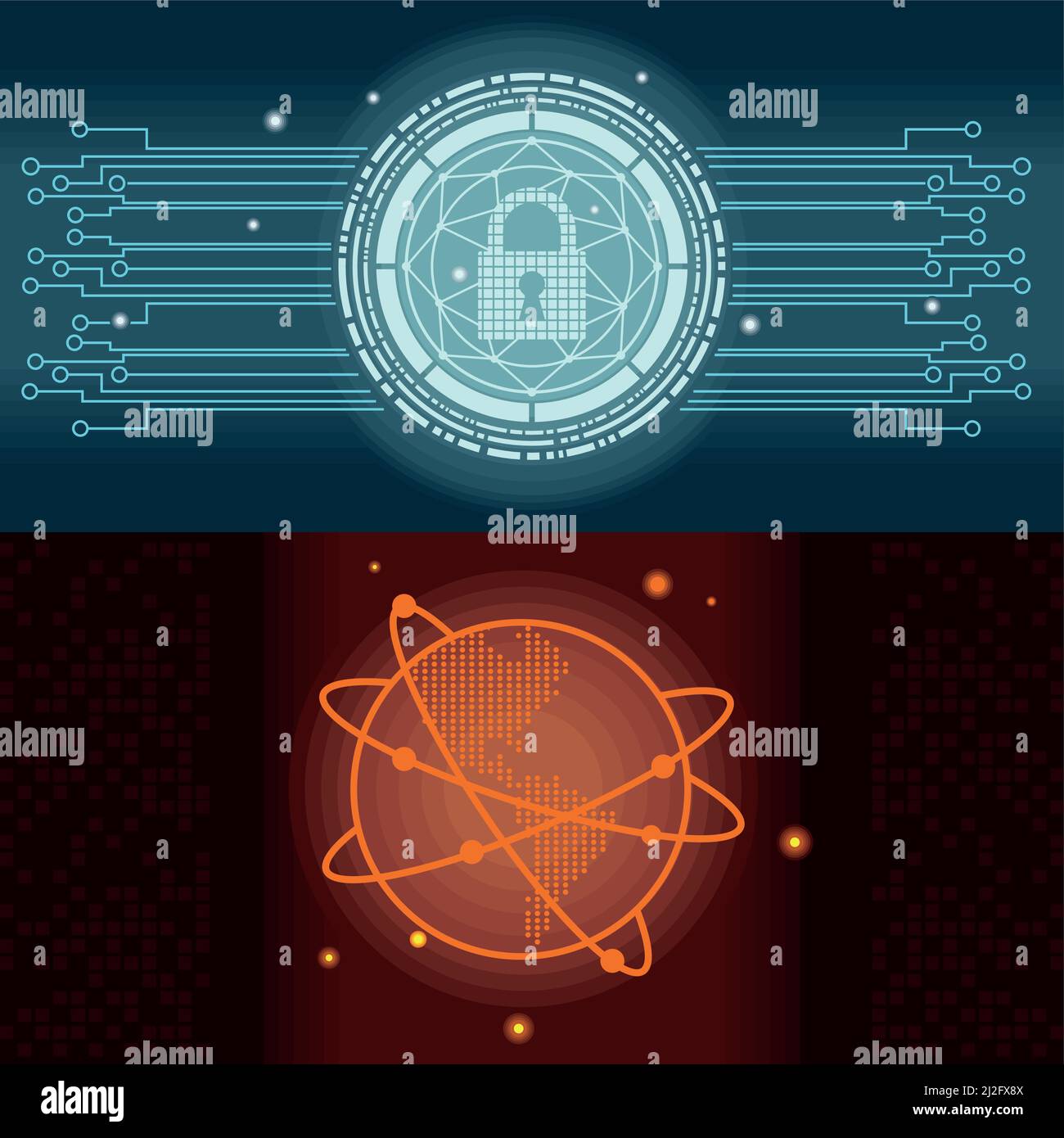 Cyber protect security sphere digital hi-res stock photography and ...