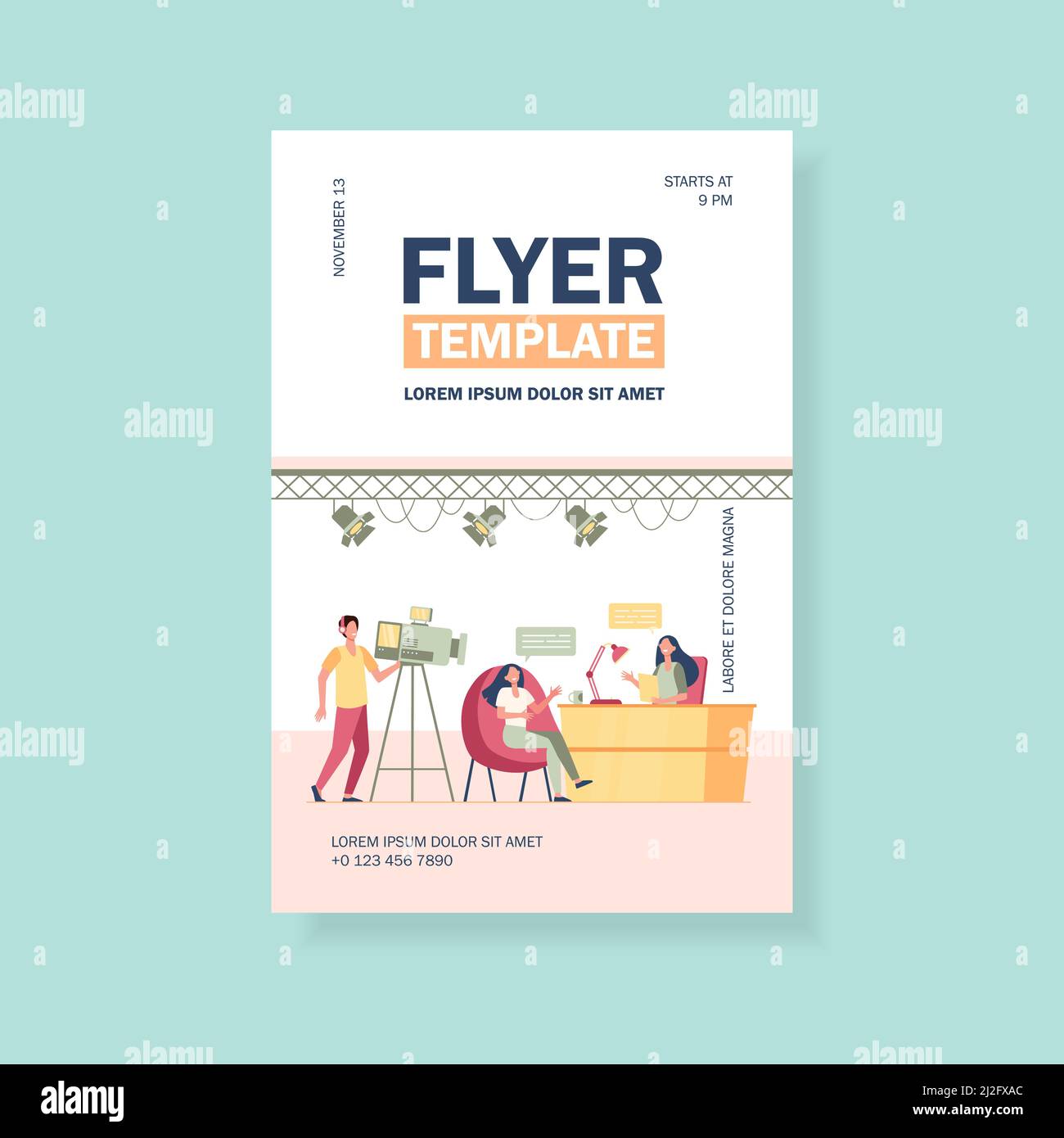 Tv show host guest Stock Vector Images - Alamy