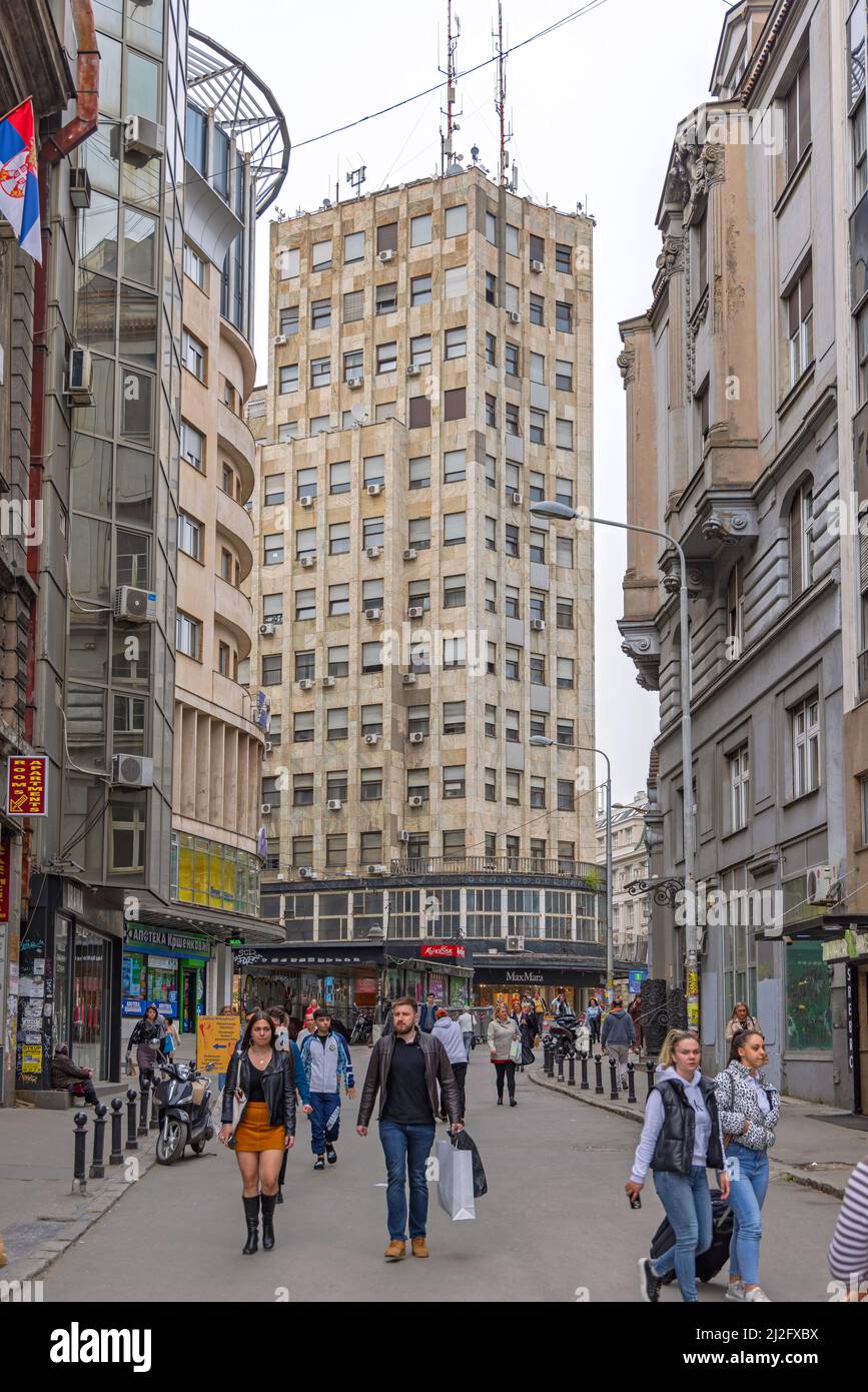 Belgrade historic town walk hi-res stock photography and images - Alamy