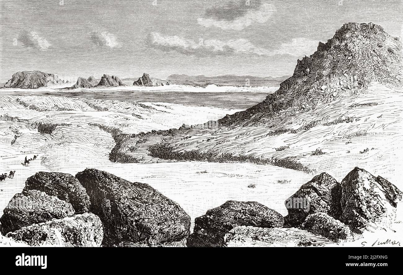 Jubbah Mountains, Hail Region, Saudi Arabia. Pilgrimage to Nedjed ...