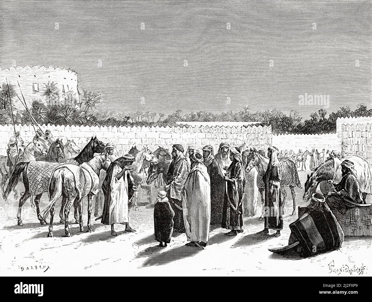 Saudi arabia historical drawing hi-res stock photography and images - Alamy