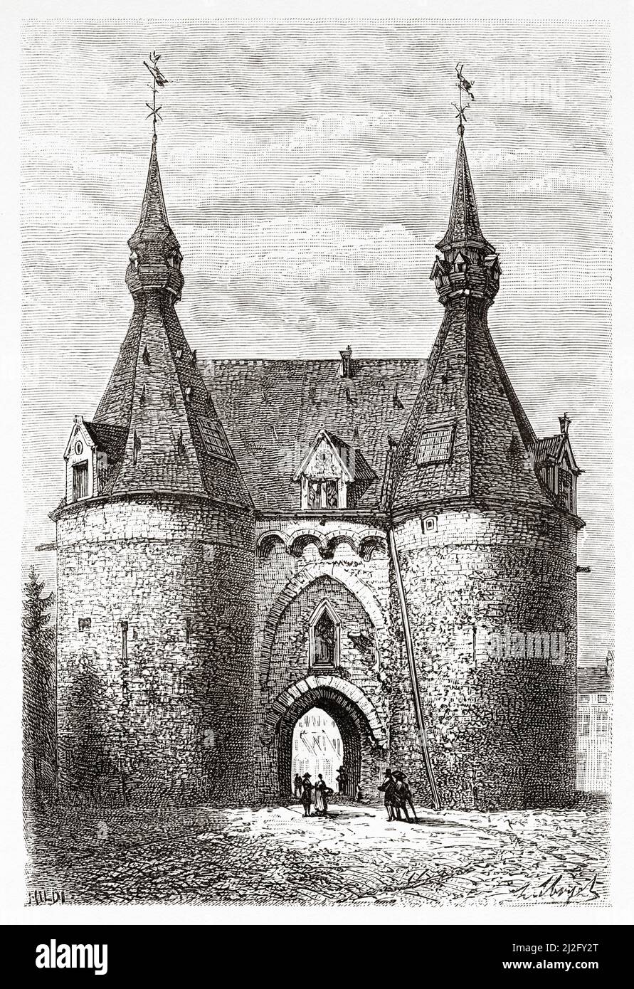 Brussels gate hi-res stock photography and images - Alamy