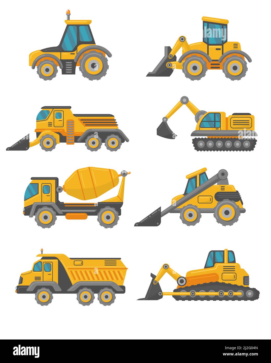 Images Clipart De Camions De Construction Construction Trucks SVG,