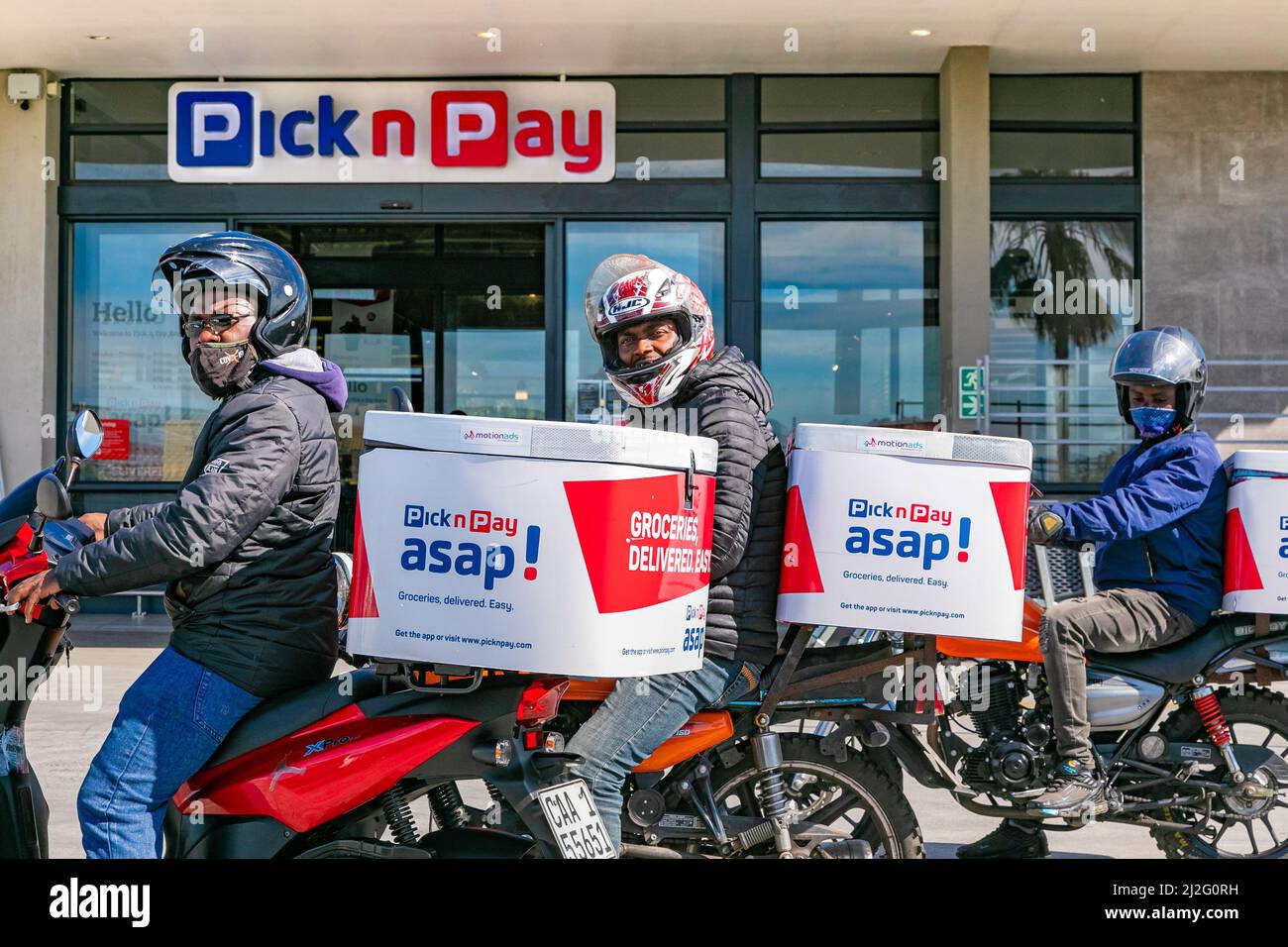 Cape Town, South Africa - September 9, 2021: Express Service delivery ...