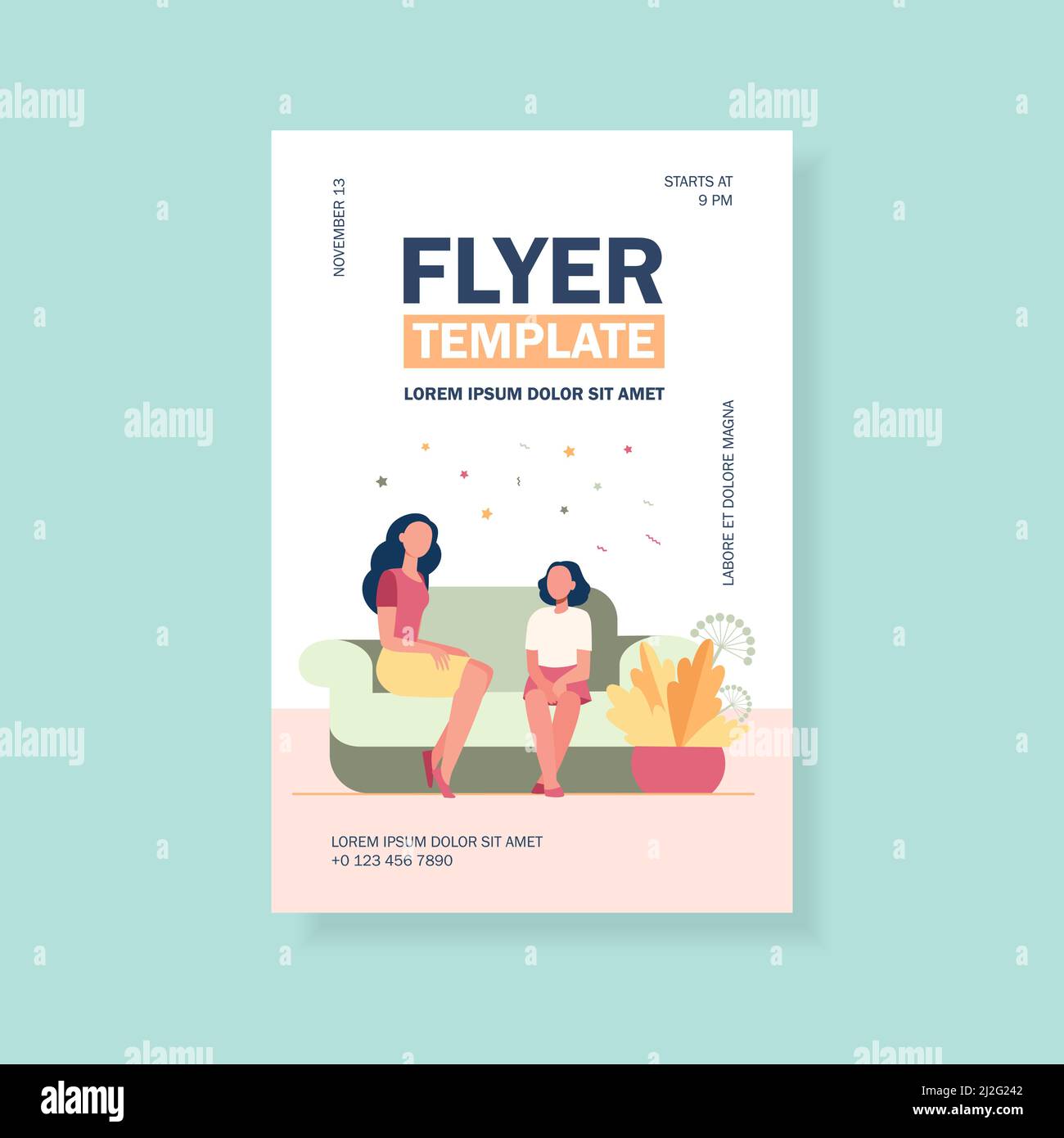 Design scene couch Stock Vector Images - Alamy