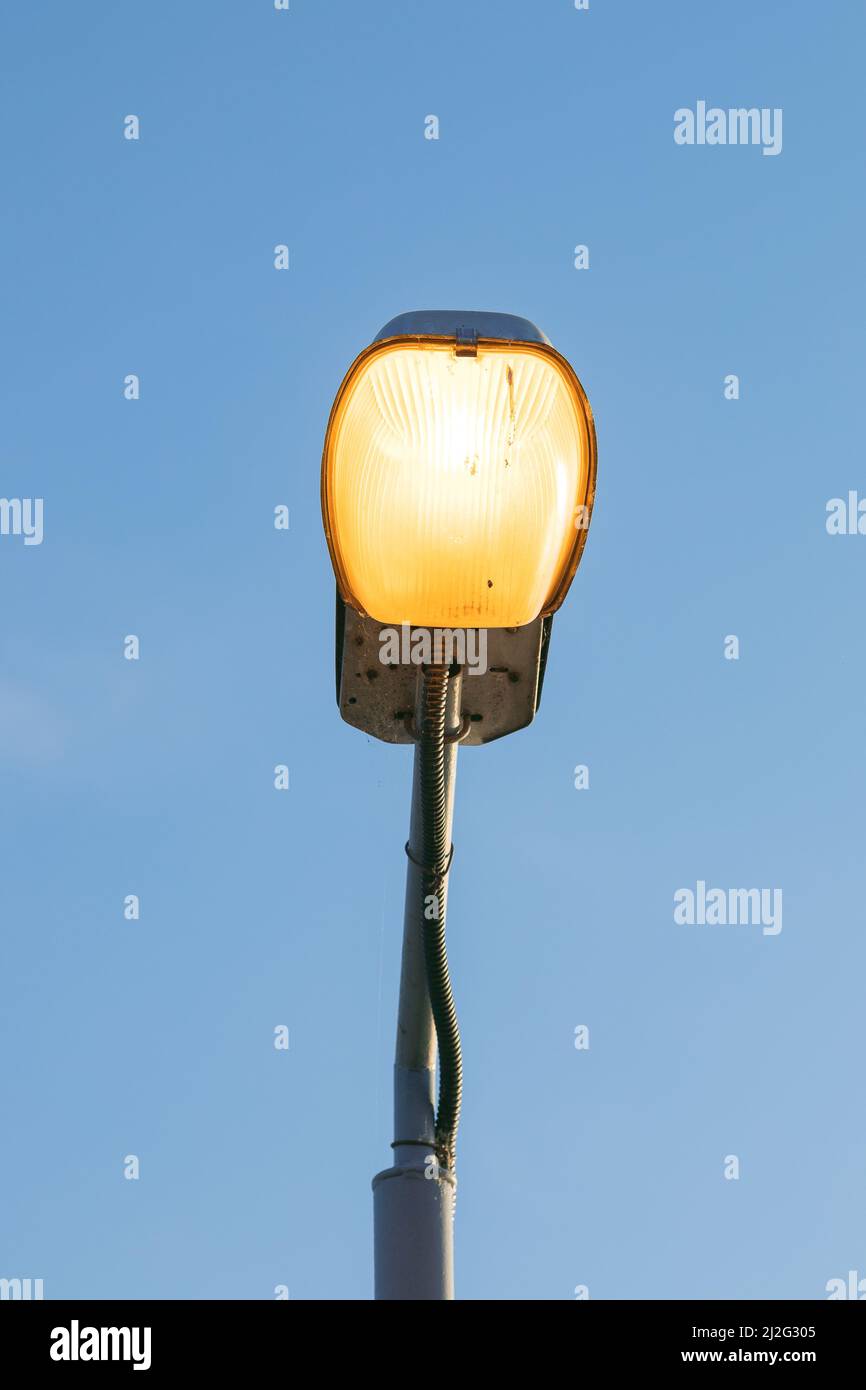 Power utility street light pole hi-res stock photography and images - Alamy